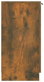 Botník kouřový dub 59 x 35 x 70 cm kompozitní dřevo - Default Title