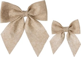 Závěsná dekorace mašle Bow Linen - set 2 ks Wikholm Form