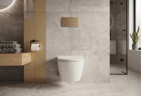 Erga Astrid, závěsná WC mísa 510x360x360mm, Rimless + toaletní sedátko s pomalým zavíráním, bílá, ERG-V03-ASTRID-RIM-WH