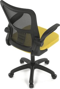 Juniorská židle SMARTSIT - žlutá síťovina