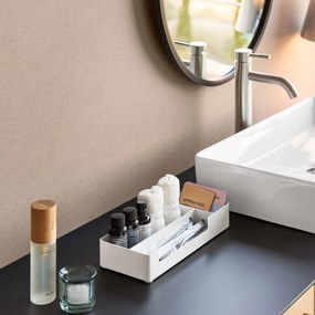 Bílý kovový koupelnový organizér Amenity – YAMAZAKI