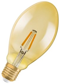 Oválna LED žárovka E27 4 W Vintage 1906, teplá bílá