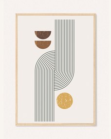 Oboustranný plakát Abstraktní Kompozice | 30 x 42 cm | DP351431