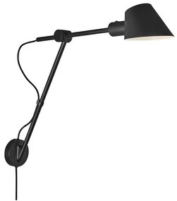 Nordlux - Nástěnná lampa STAY 1xE27/60W/230V černá