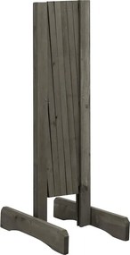 Zahradní trelážový plot šedý 120 x 60 cm masivní jedle 314823