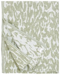 Lněný ručník Jäkälä, olivově zelený, Rozměry  48x70 cm