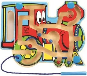 Hape Mašinka - bludiště s magnetickou hůlkou a korálky / od 2 let