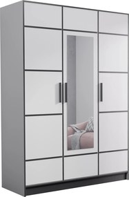 Szafa otwierana Roj3D - 156,4x205x39 cm bílý
