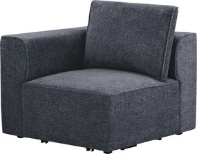 XXXLutz DÍL POHOVKY, textil, tmavě šedá Livetastic - Pohovky - 002781009706