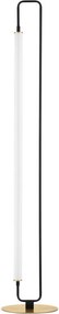 Bílá/matně černá kovová LED stojací lampa (výška 150 cm) Wetro – Nova Luce