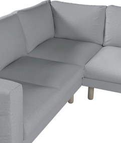 Potah na pohovku IKEA Norsborg rohová 4-místná barva šedá látka pletený vzor