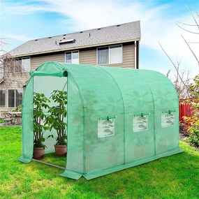 BPS-koupelny Zahradní fóliovník HYD-ZF2-04G, 4x2,5 m, zelený
