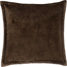 Livarno® Dekorativní polštář, 45 x 45 cm (samet/hnědá)