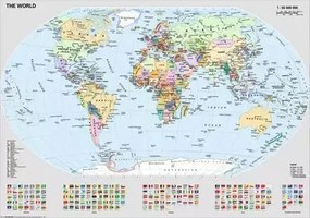 Ravensburger Politická mapa světa / 1000 dílků / od 14 let
