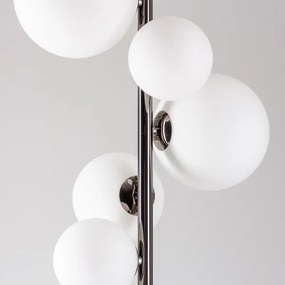 BRILAGI - LED Stojací lampa MILLA 7xG9/3W/230V černý chrom/bílá