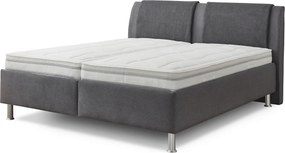 XXXLutz POSTEL BOXSPRING, 180/200 cm, šedá Beldomo - Sleep - Postele s úložným prostorem - 002873009901
