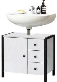 Danish style Koupelnová skříňka Leopold, 60 cm, bílá