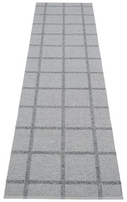 Šedý vnitřní a venkovní běhoun 70x300 cm Ada Grey – Pappelina