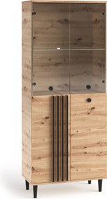 ADRK Furniture Vitrína LIVIA 06 SHC-LIV-06-ART-N006