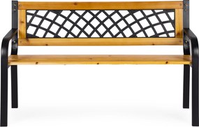 Zahradní lavička Mariner 118 cm černá