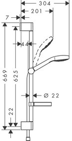 Hansgrohe Croma Select S Sprchová sada Vario 26566400