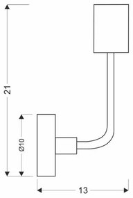 Nástěnná lampa SAGA 1xE27/40W/230V