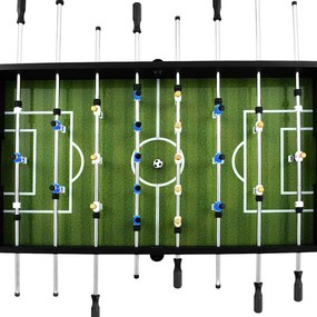 vidaXL Marketos Stolní fotbal ocel 60 kg 140x74,5x87,5 cm černý