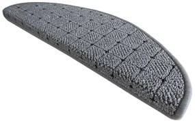 Vopi Nášlapy na schody Udinese šedý půlkruh - 24x65 půlkruh (rozměr včetně ohybu)