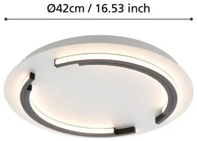 Eglo 900328 - LED Stmívatelné stropní svítidlo ZAMPOTE LED/25W/230V pr. 42 cm
