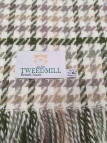 Vlněná deka Houndstooth Shepherd 183 x 150 cm Tweedmill