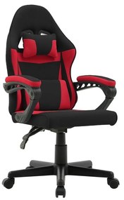 Kancelářská židle DINO, černo/červená