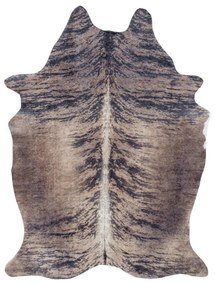 Ayyildiz, Kusový koberec Etosha 4115 brown (tvar kožešiny), 150x200 tvar kožešiny, hnědá, chodba / předsíň