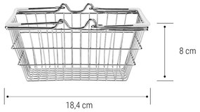 Butlers SUPERMARKET Nákupní košík mini - zlatá