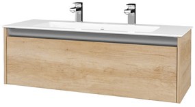 Dřevojas Koupelnová skříň BONO SZZ 120 (umyvadlo Pura) Varianta: D08 Wenge / D08 Wenge