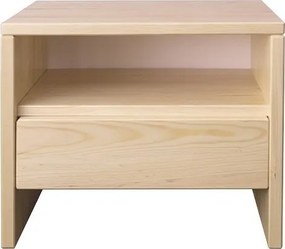 Casarredo - Komfort nábytek Noční stolek NS-121 masiv | barva: moření ořech