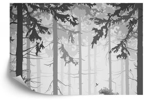 Fototapeta Lesní Stromy Omyvatelný vlies 152.5x104