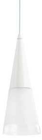 Závěsné svítidlo Ideal Lux Cono SP1 bianco 112459 bílé 15cm