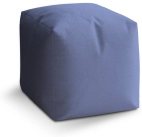 Sablio Taburet Cube Fialově modrá: 40x40x40 cm