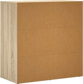 Příborníky 2 ks dub sonoma 79 x 38 x 80 cm kompozitní dřevo 3276604