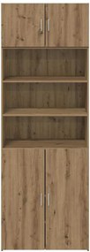 Úložná skříňka Artisanový dub 80 x 42,5 x 225 cm 3402819