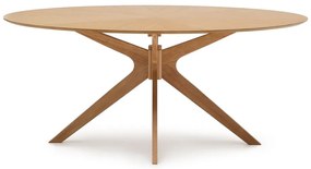 Jídelní stůl s deskou v dubovém dekoru 110x180 cm Naanim – Kave Home