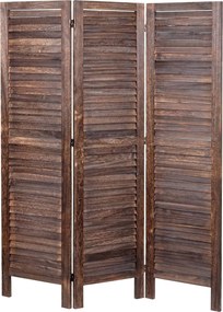 Paraván HWC-G30 - 170 × 120 cm - hnědá