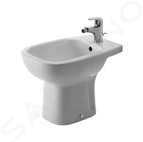 DURAVIT - D-Code Stojící bidet, 350x540 mm, otvor pro baterii, bílá (22381000002)