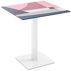 Diabla designové jídelní stoly Abstrakt Mona Table Square (70 x 70 cm)