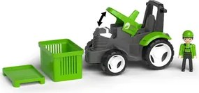 EFKO Traktor Igráček MultiGO zelený s vidlemi a paletou / od 3 let