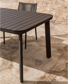 Kovový zahradní jídelní stůl 100x220 cm Izola – Kave Home