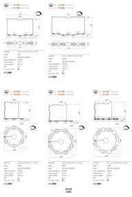 Redo 01-3242 - LED Nástěnné svítidlo SINCLAIR LED/6,5W/230V CRI 93 IP21 černá