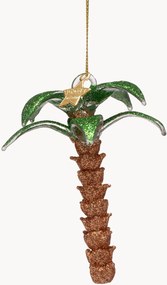 Ručně foukaná vánoční ozdoba Palm Tree