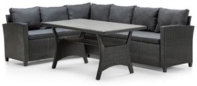 Sconto Zahradní set RELAX BASIC černá