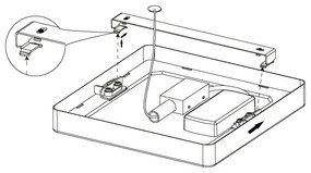 Eglo 99252 - LED Stropní svítidlo FUEVA 5 LED/10,5W/230V